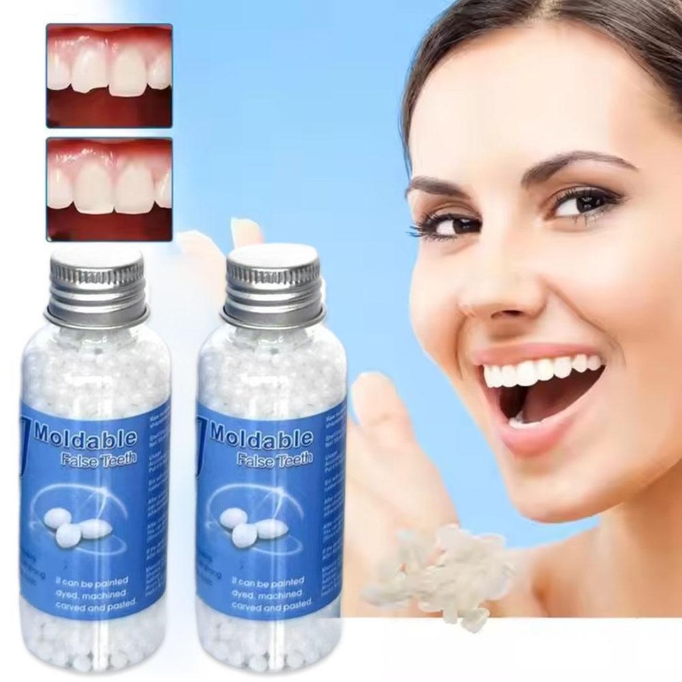 Moldable False Teeth Temporary Tooth Repair Denture Filling Solid-Glue ...