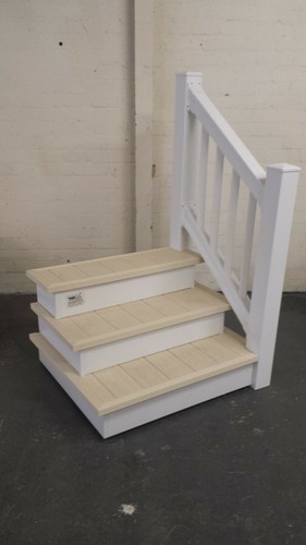 Caravan Steps uPVC Composite Free Standing | eBay