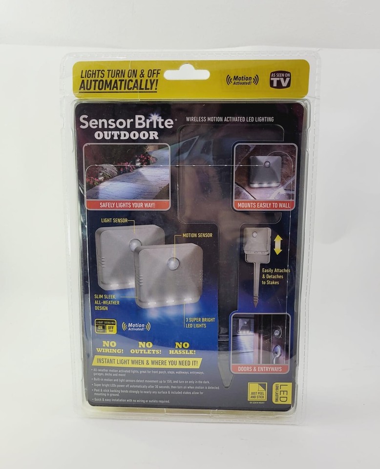Sensor Brite Outdoor Motion Sensor LED Super Bright Light | eBay
