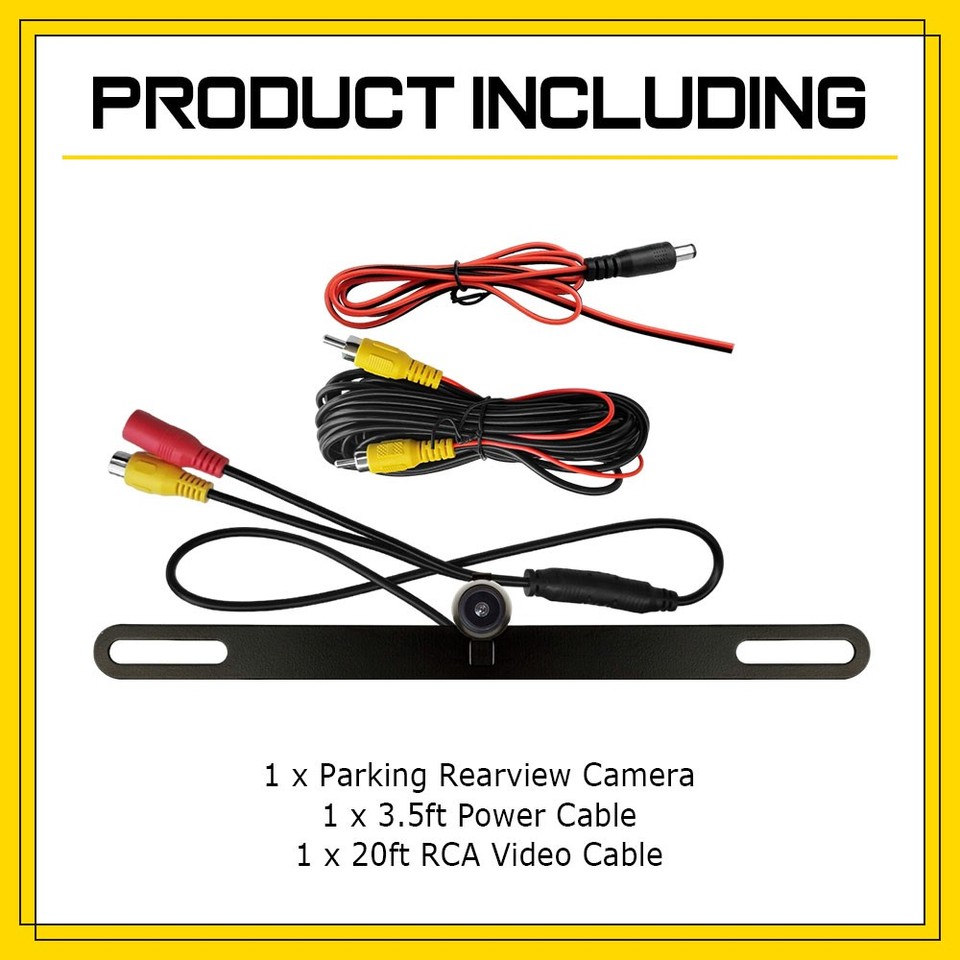 170° Car Rear View Backup Camera Reverse Parking Cam Waterproof HD ...