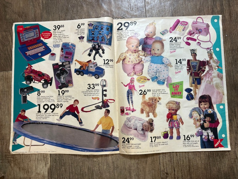 Kmart Ad Newspaper Flyer Vintage 1997 Electronics Toys Lego Barbie ...