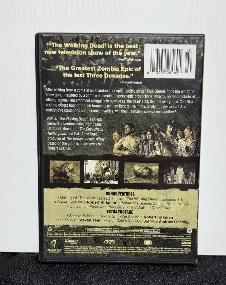 The Walking Dead: the Complete First Season (DVD, 2010) 13132264691| eBay