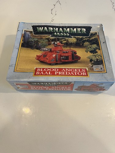 Warhammer 40k Blood Angels Baal Predator -Complete OOP New In Original ...