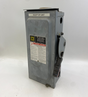 Array Dc Disconnect Square D HU361RB Safety Disconnect Switch 30A 3P ...