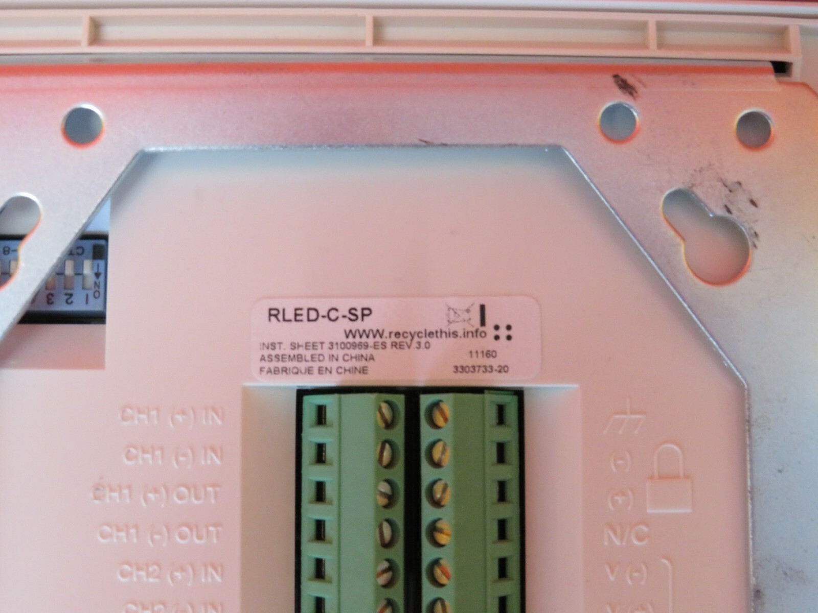 EST EDWARDS RLED-C-SP SPANISH LED ZONE FIRE ALARM ANNUNCIATOR | eBay UK