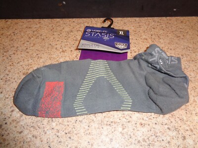 1 Pair VoxxLife Stasis Socks Enhanced Athletic No Show (Unisex, XL ...