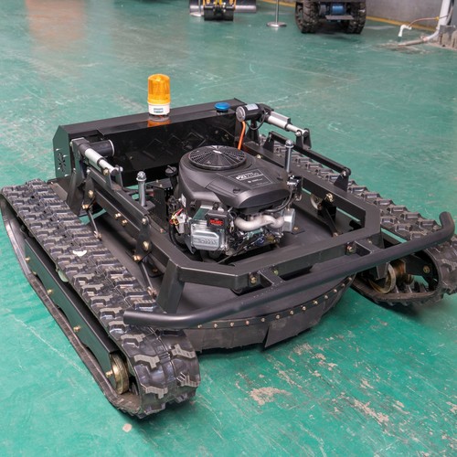 27 HP crawler off-road remote control lawn mower with adjustable blade ...