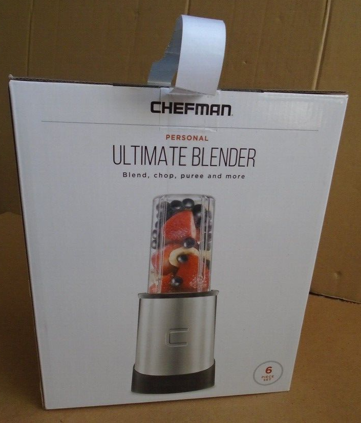 Chefman Personal Ultimate Portable Blender Quick Blending of Shakes NEW ...