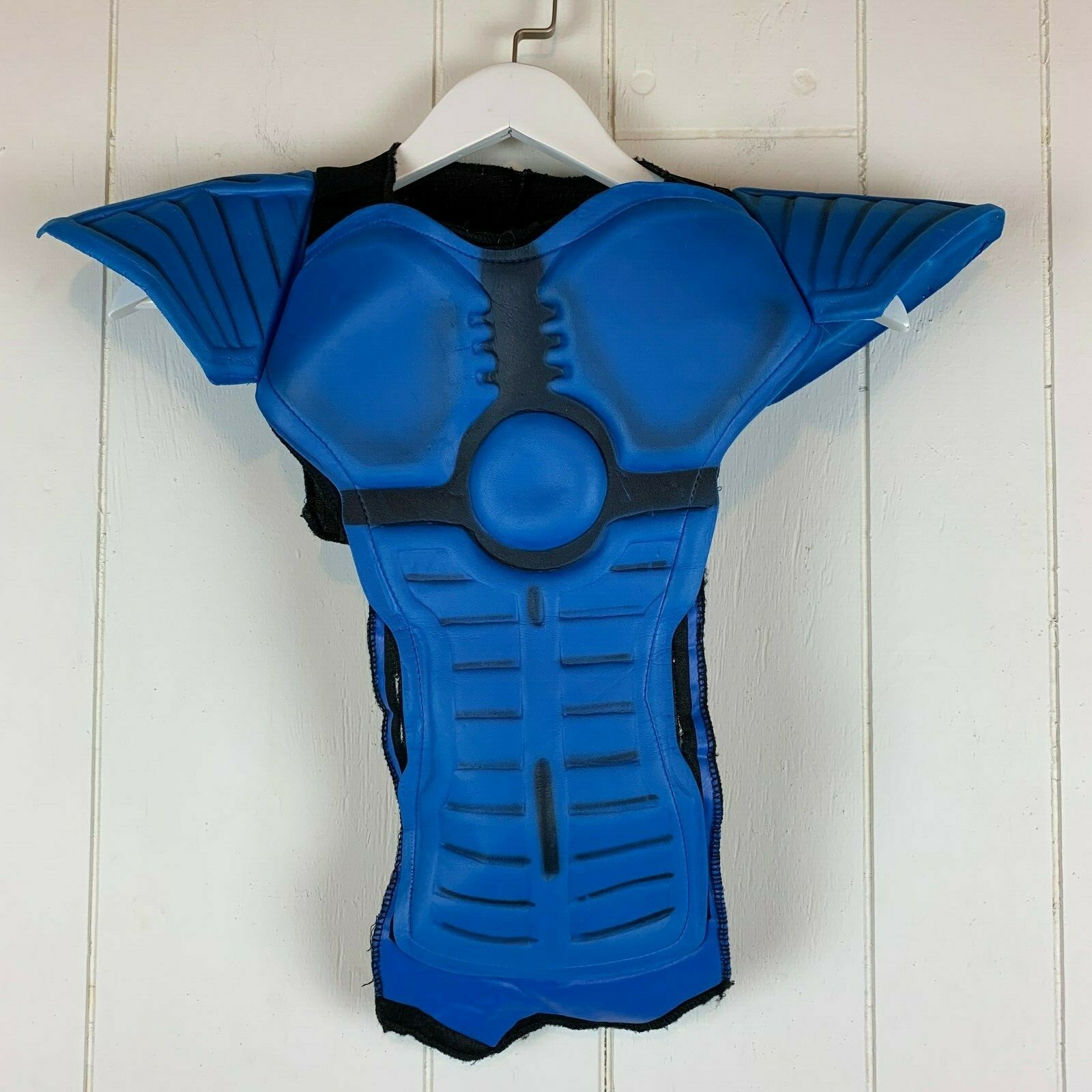 Halloween Costume Blue Ninja Mask Chest Plate Arm Leg Pads Rubies Boys ...