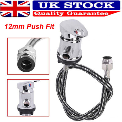 Shower Mixer Tap Outlet 1/2" with 400mm Push Fit Tails For Motorhome ...