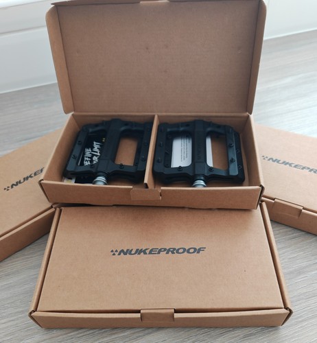 NUKEPROOF NEUTRON EVO FLAT MOUNTAIN BIKE PEDALS BLACK | eBay