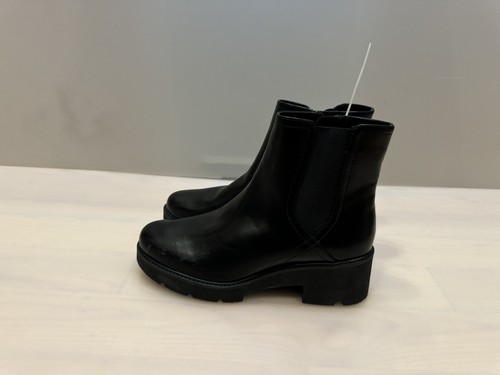 Naturalizer Cade Lug Sole Women Black Leather Boots Size: 10M (New ...