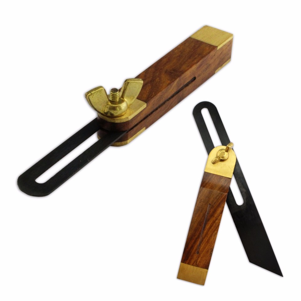 Quality Brass Inlay Adjustable Sliding Bevel Bevels Carpentry Angle ...
