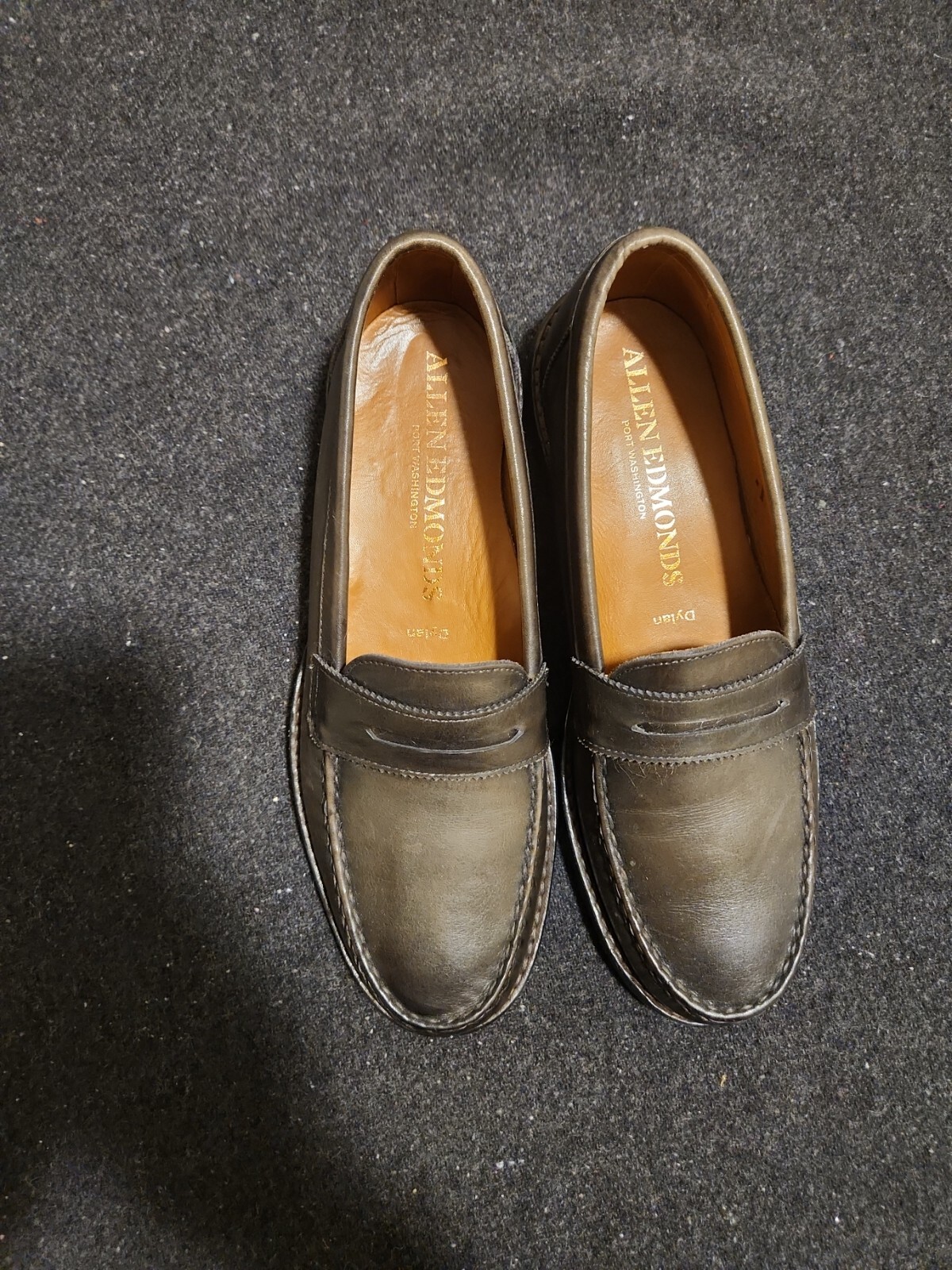 Allen Edmonds Dylan Size 7 in Olive | eBay