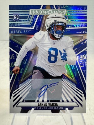 2024 Panini Rookies & Stars Jared Verse Rookie RC Auto Autograph Blue ...