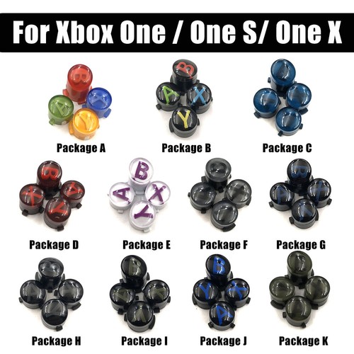 Replacement Buttons ABXY Keys for Xbox One S X Slim Controller Repair ...