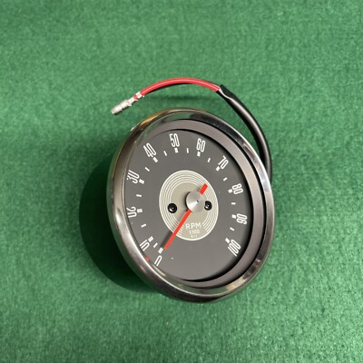 Triumph BSA Rev Counter Tachometer Clock Grey Face NEW Replica 4:1 ...