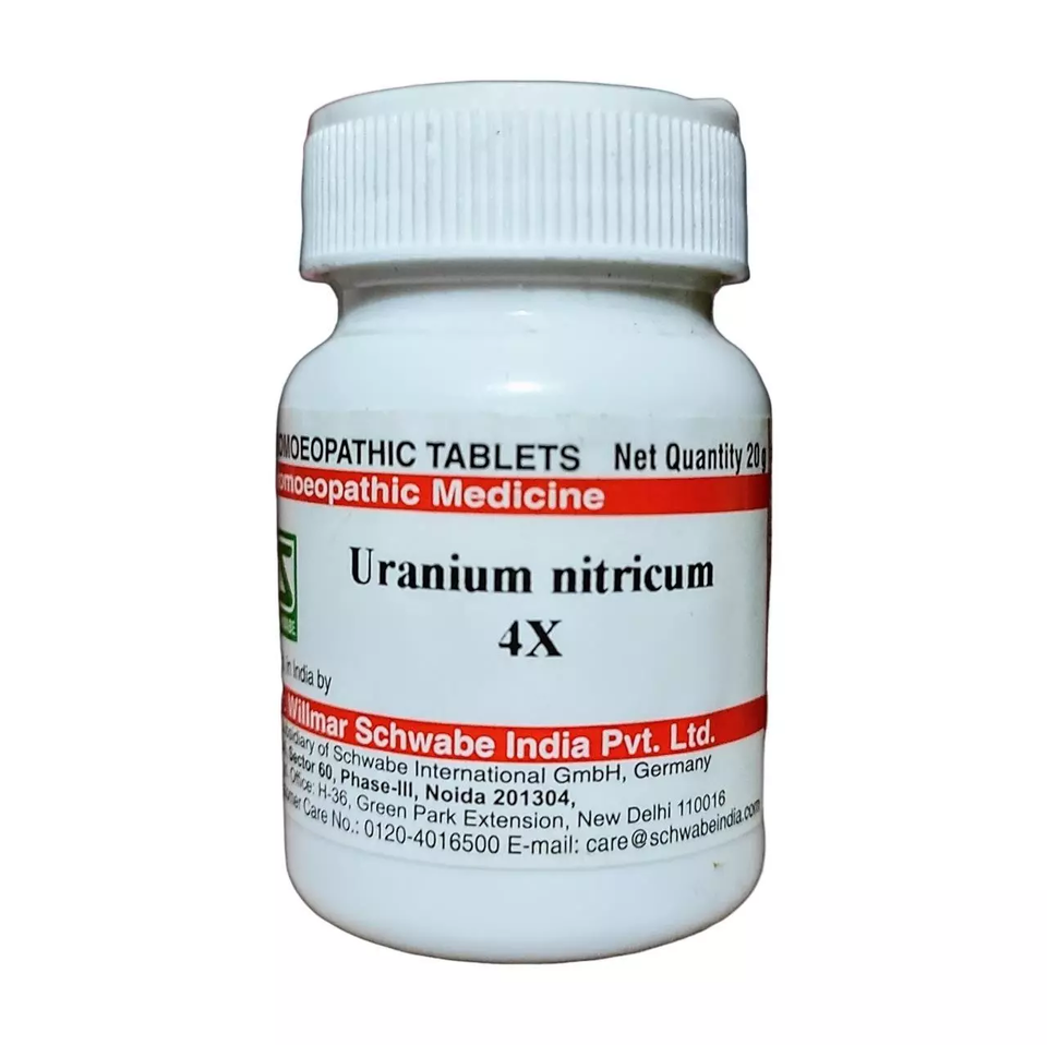 Willmar Schwabe India Homeopathy Uranium Nitricum 4X (20gm Tablets) | eBay