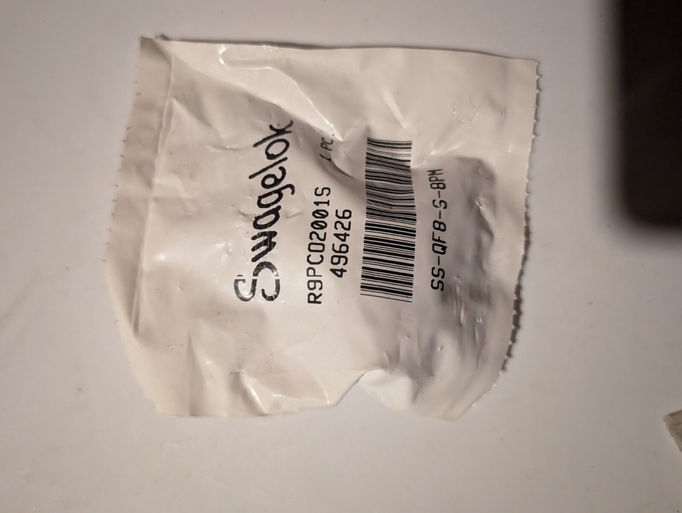 Swagelok SS-QF8-S-8PM Full Flow Quick Connect Stem without Valve FNSP ...