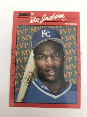 bo jackson 1990 MVP Donruss BC-1 Baseball Card Fresh From Pack | eBay