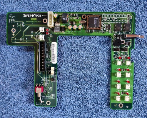 SuperMicro FPCB Rev: 2.0 LED Switch FAN Speaker Front Panel Board | eBay UK