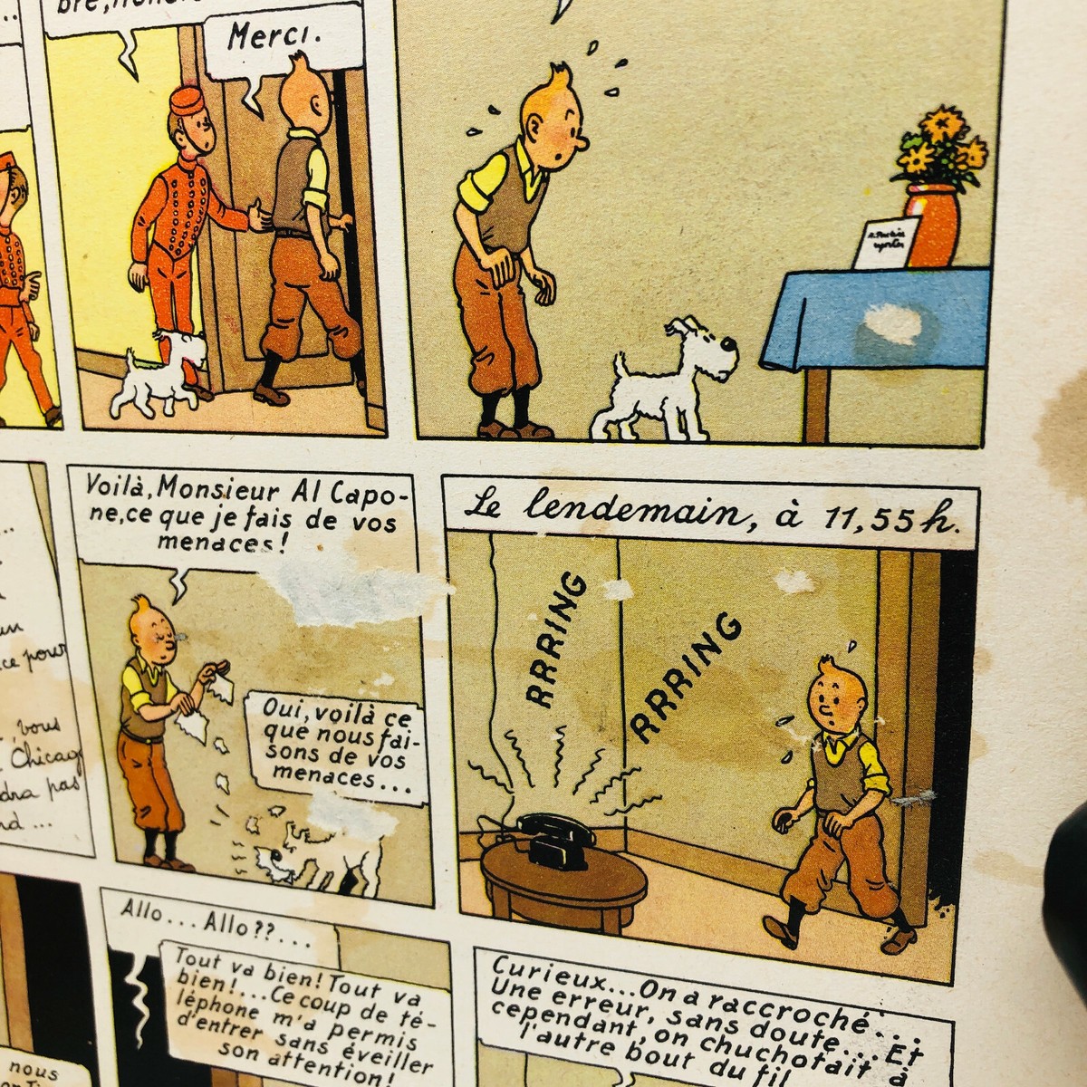 Tintin Comic Strip