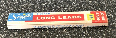 Empty Box - Scripto Long Leads, w/ Wooden Enclosure w/ Grooves That ...