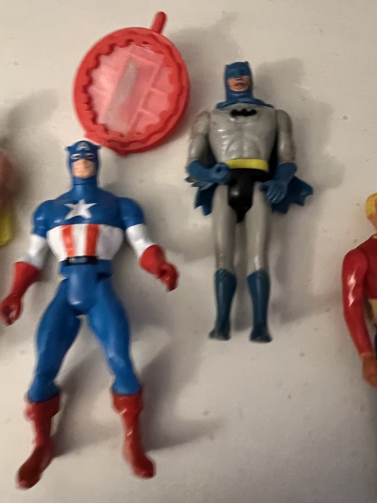 6 Mego Pocket Heroes Batman Spiderman Capt America Robin Spiderman ...