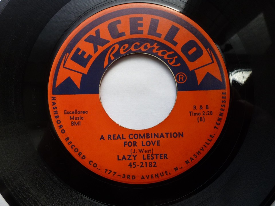 LAZY LESTER 45 'BYE BYE BABY' USA EXCELLO KILLER 1960 SWAMP BLUES ...