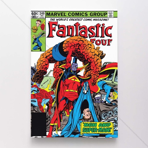 Fantastic Four #249 Poster Canvas F4 Marvel Comic Book Art Print | eBay