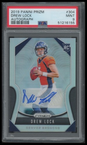 2019 Panini Prizm #304 Drew Lock Autograph PSA 9 | eBay