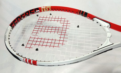 WILSON Federer Power Strings Tennis Racket 4 5/8 - 27 1/4" immaculate ...