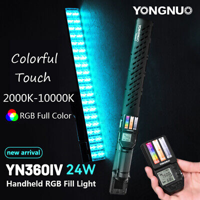 YONGNUO YN360IV YN360 IV Handheld LED Video Light RGB Full Color 2000K ...