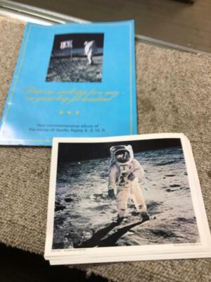 Apollo flights 8,9,10,11 commemorative album #569 like new condition ...