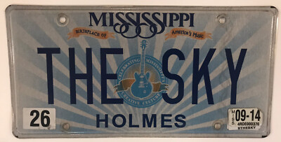 Vanity THE SKY license plate Heaven Weather Rain Planet God Sun Star ...