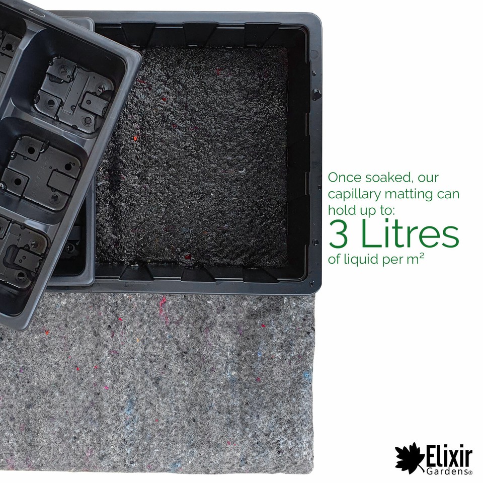 Capillary Matting Hydroponic Plant Irrigation Fabric | Holds over 3L ...