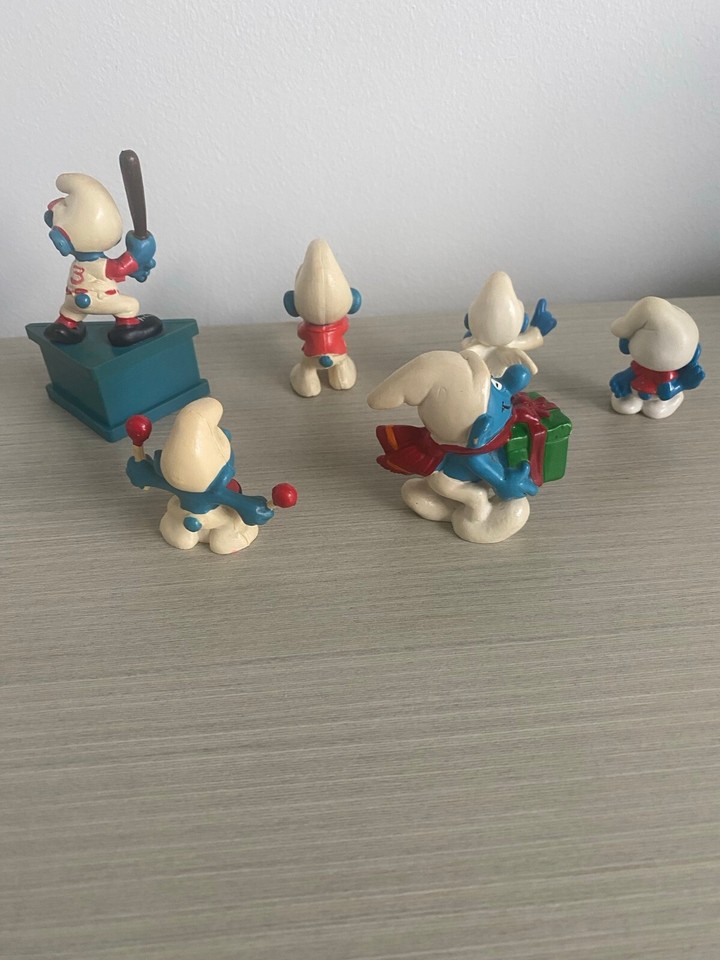 Lot of 6 Vintage Smurfs Schleich Peyo | eBay