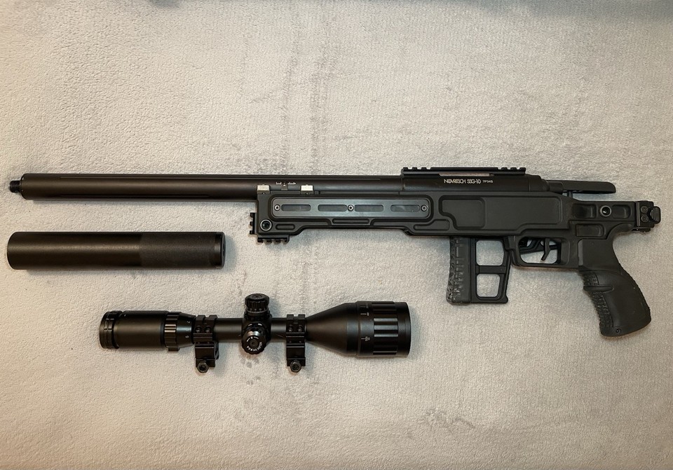 Novritsch ssg10 a3 airsoft sniper rifle WITH SCOPE & Accessories | eBay