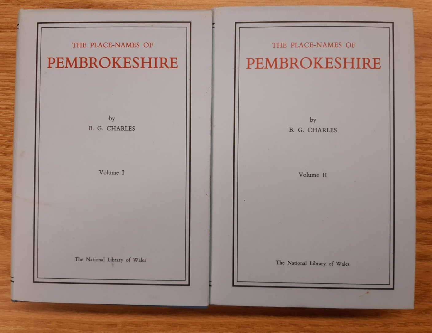 The Place-Names of Pembrokeshire 2 vol set | eBay UK