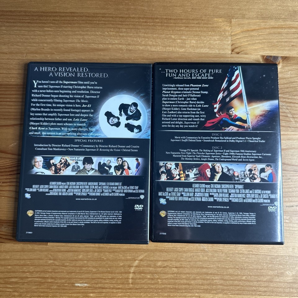 Superman 2: 3 disc Special Edition (Theatrical And Richard Donner Cut ...