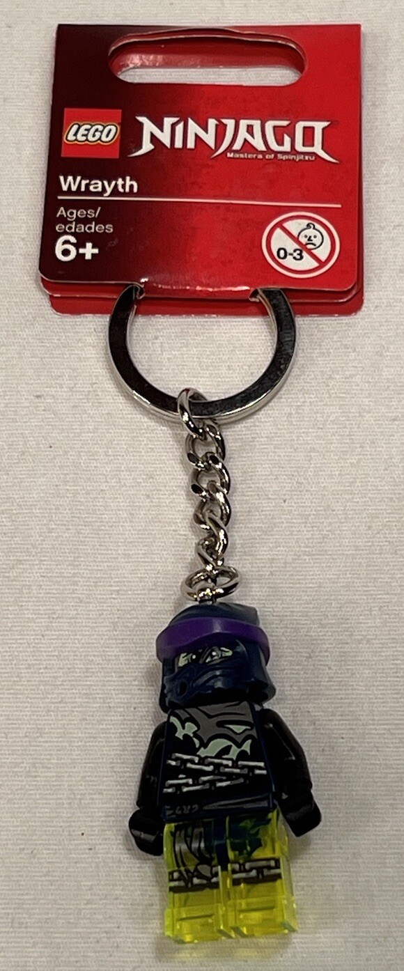 NEW The LEGO Ninjago Wrayth Keychain 851354 Ninja Blue Purple | eBay