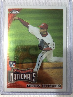 2010 TOPPS CHROME RC DREW STOREN #216 NATIONALS JAYS REDS MARINERS | eBay