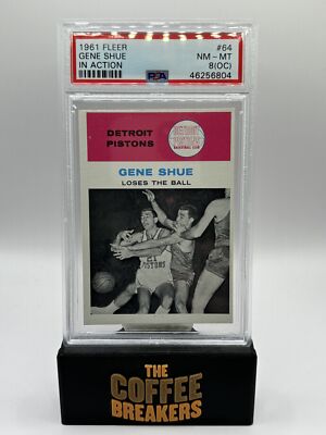 1961 Fleer Gene Shue #64 Oc PSA 8 | eBay