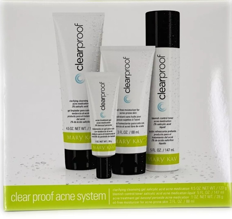 Mary Kay ClearProof Acne System 4 Four Piece Set NIB~ FULL SIZE~ NEW ...