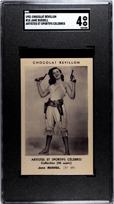 1951 CHOCOLATE REVILLON 18 Jane Russell SGC 4 VG/EX Calamity Jane "The Paleface" | eBay