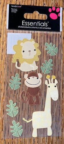 Sandylion Essentials Zoo Animals Giraffe Lion Monkey Jungle Safari 3D ...