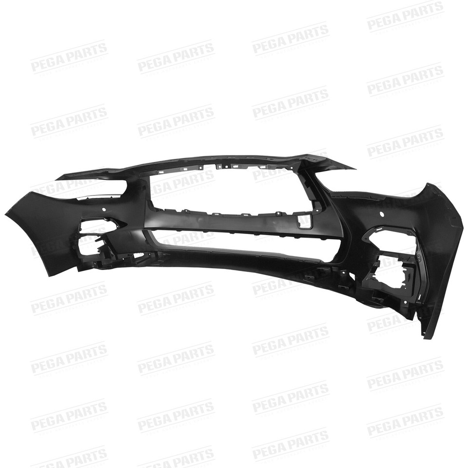 Primed Front Bumper Cover For 2018-2024 Infiniti Q50 W/ Sensor Holes ...