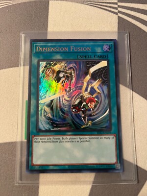 Dimension Fusion Spell Card (Ultra Rare) IOC-EN094 Near Mint | eBay