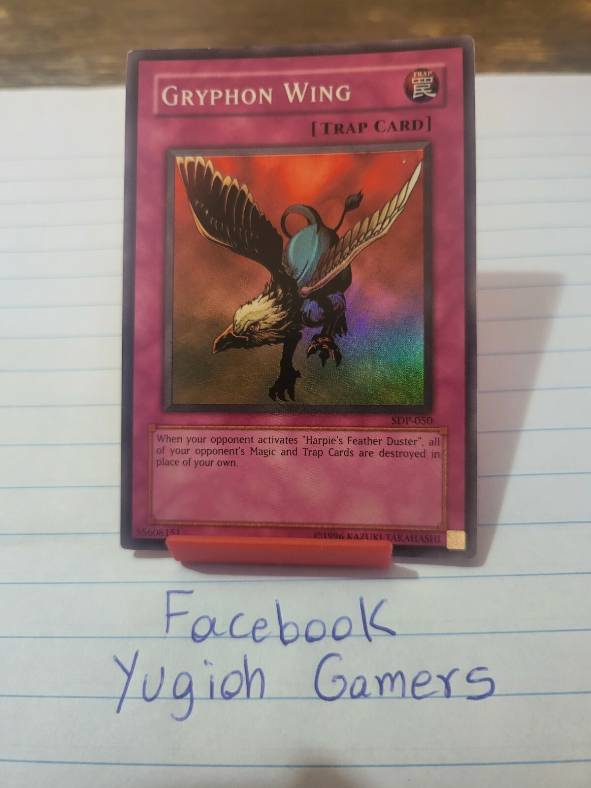 Yugioh Gryphon Wing X3 SDP Super Played | eBay