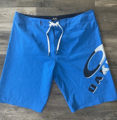 Oakley Swim Trunks Shorts Board Men's Size 40 No Lining Blue | eBay